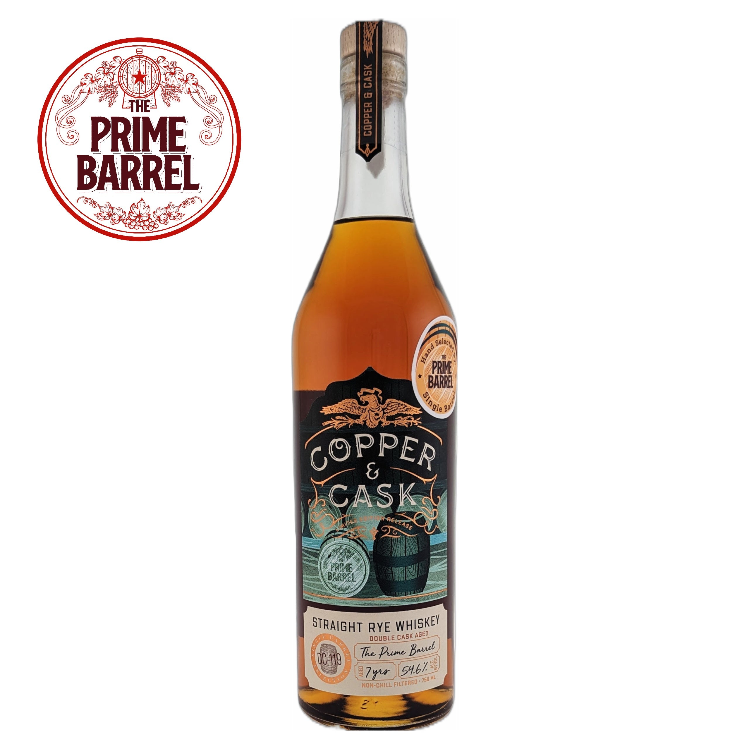 Copper & Cask 7 Years Old "The Prime Barrel" Single Barrel Straight Ry – Prime Barrel - Single ...