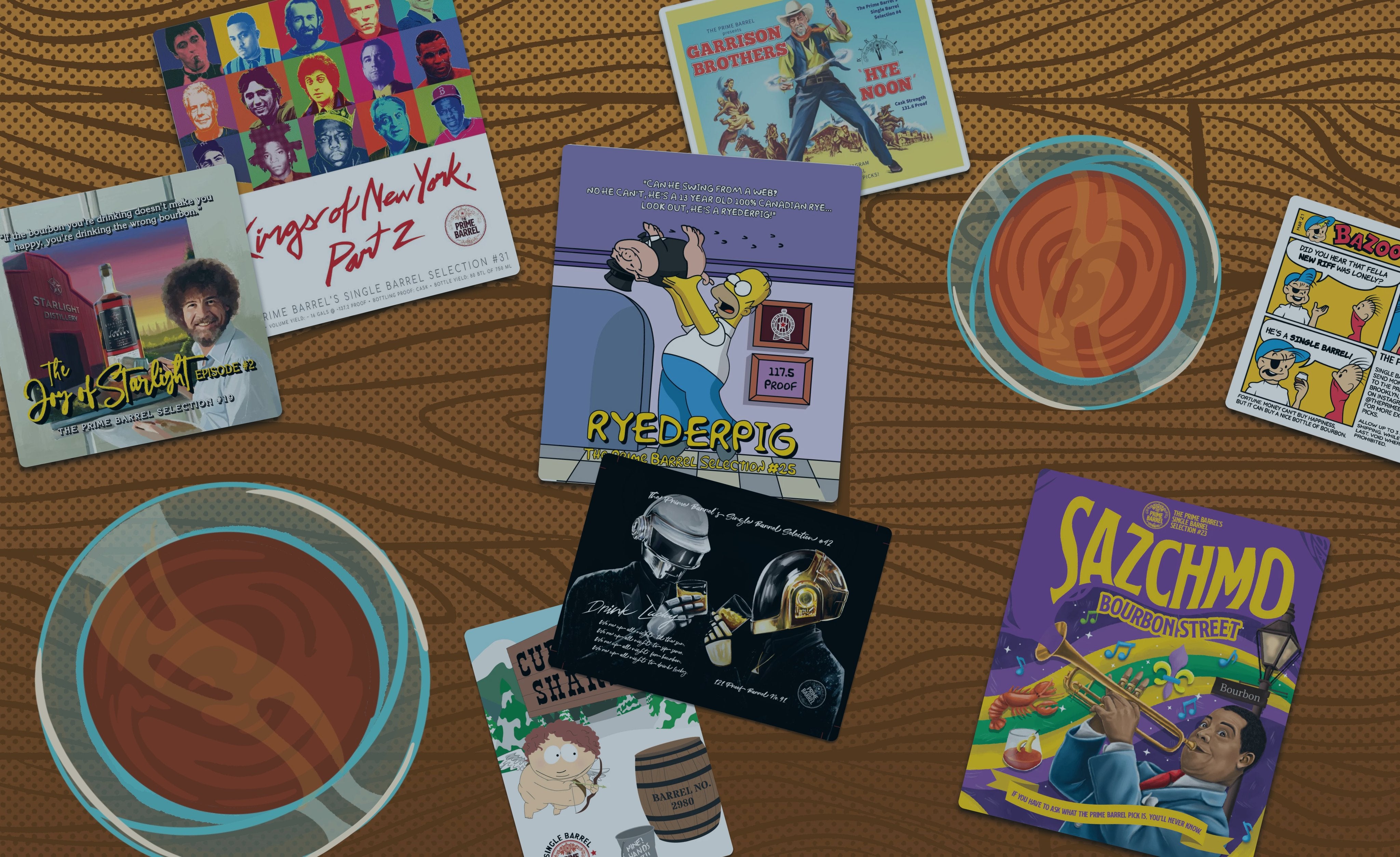 Custom Whiskey Bottle Stickers & Decals – Prime Barrel - Single-Barrel ...