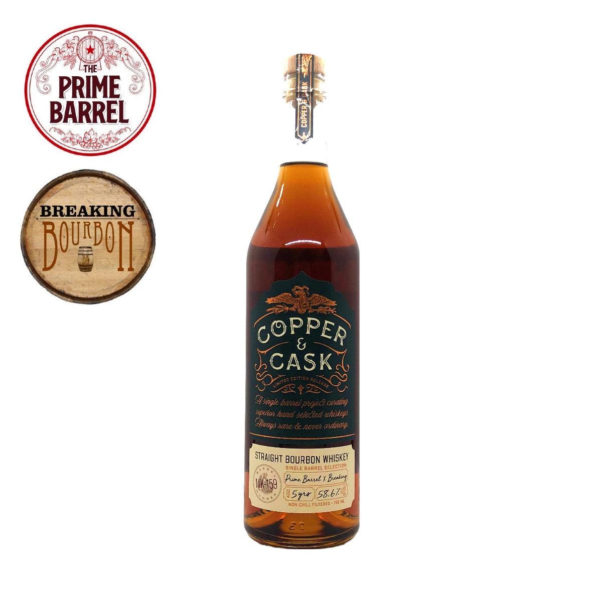 Copper & Cask 5 year Old Collaboration Single Barrel Straight Bourbon ...