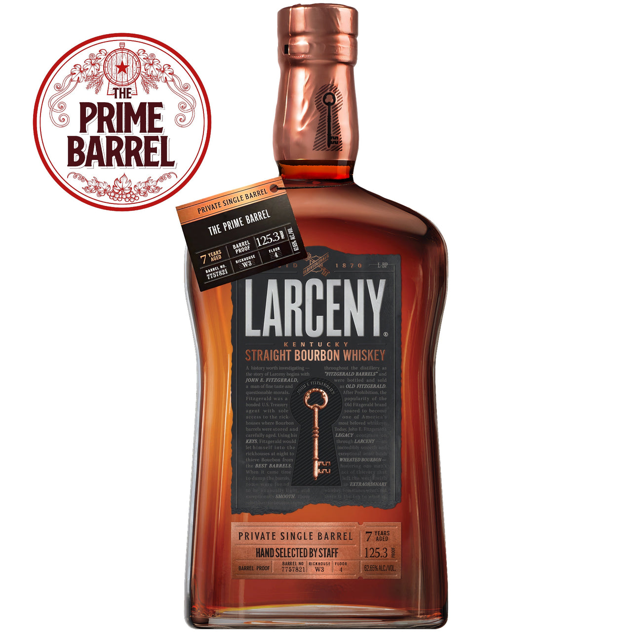 Larceny “Stealing from Heaven” Single Barrel Bourbon – Prime Barrel ...