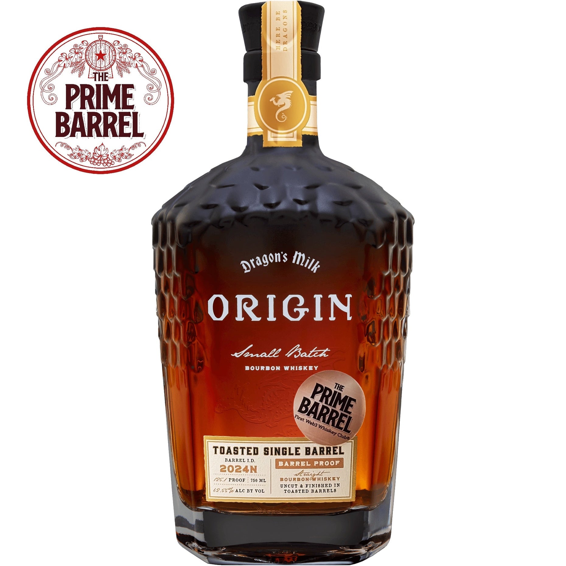 Dragon's Milk Origin Small Batch Toasted Single Barrel Straight Bourbo ...