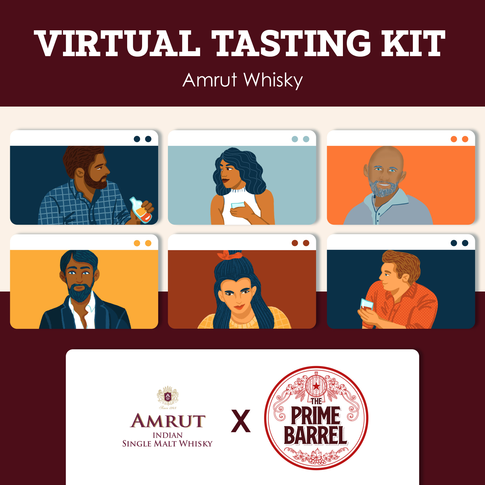 Amrut Indian Single Malt Whisky Sample Set – Prime Barrel - Single ...
